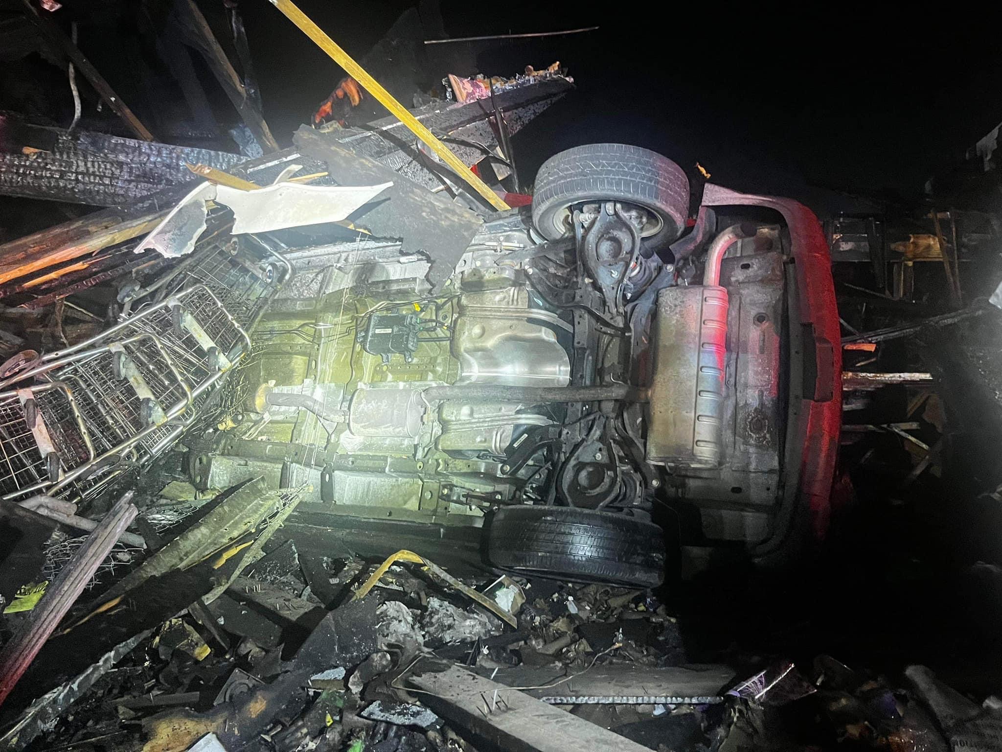 Driver crashes into burned-down Phantom Fireworks building - The Space ...