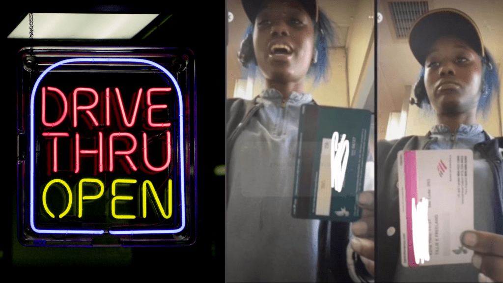 Fast Food Drive-Thru Workers Exposing Customer Credit Card Info Live on ...
