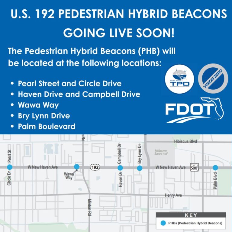 New Pedestrian Hybrid Beacons Coming to U.S. 192 to Improve Safety for ...
